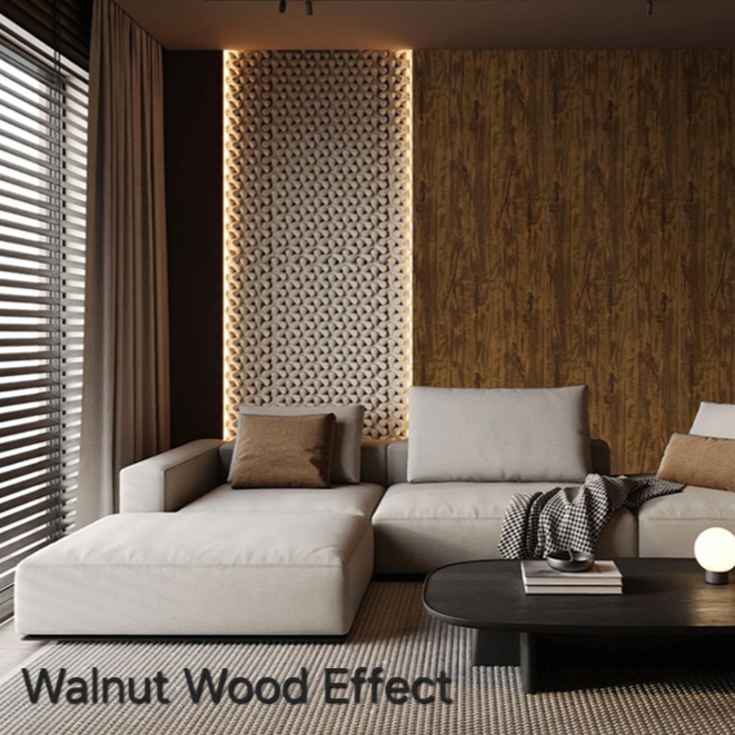 Walnut Wood Effect PVC Wall Panel – Fairmont Home Interiors